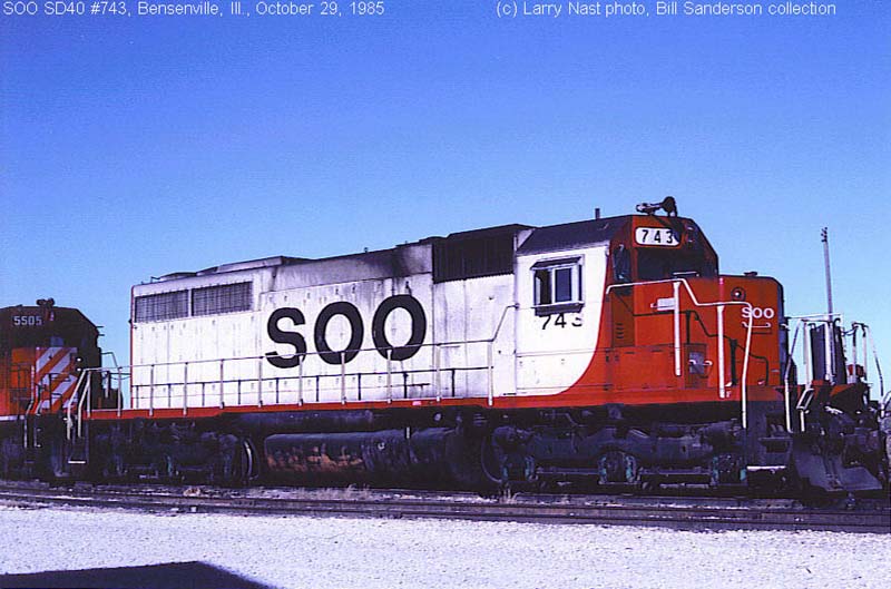 SD40 743